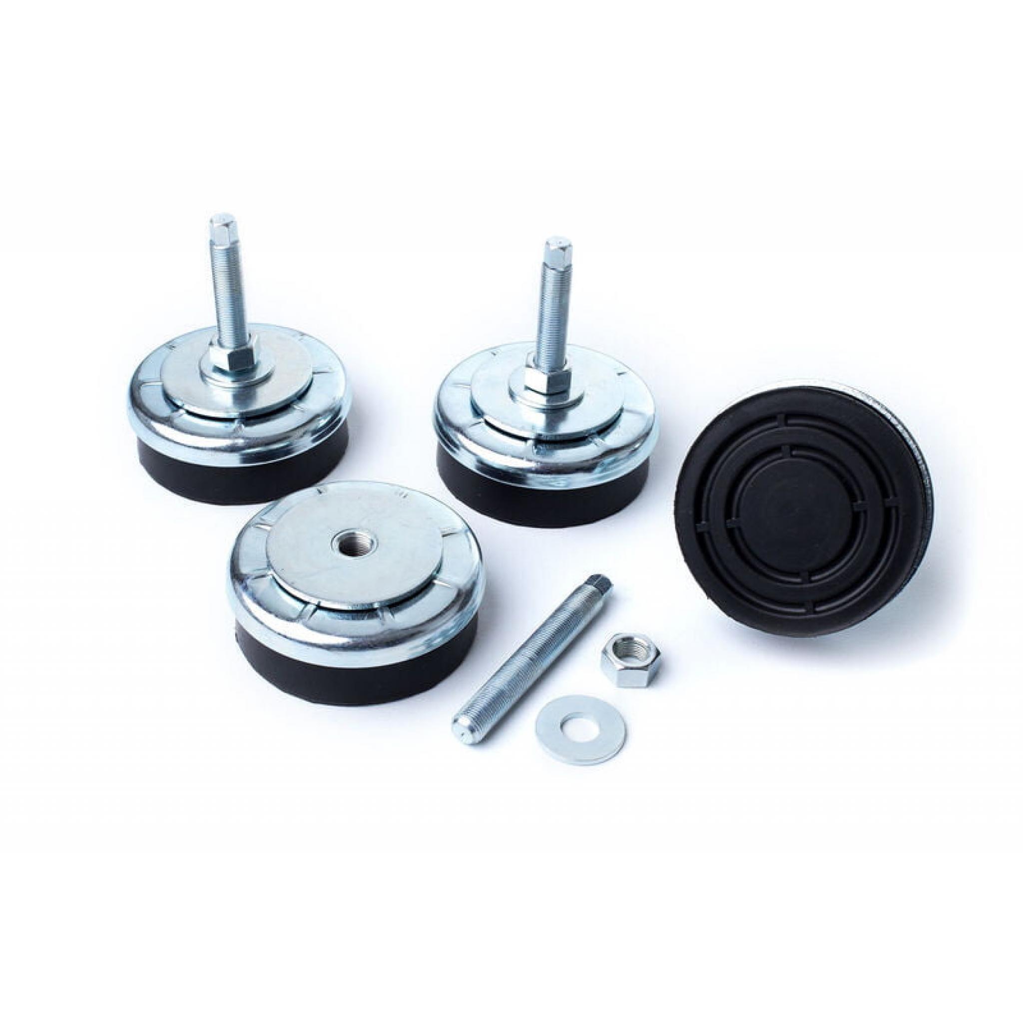 Machine Mounts - Heavy Duty Machine Feet M12 M16 M20 Static Load 500kg ...