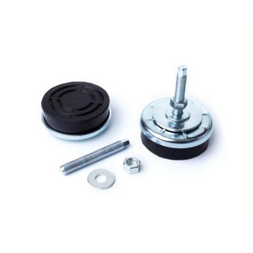 Machine Mounts - Heavy Duty Machine Feet M12 M16 M20 Static Load 500kg ...